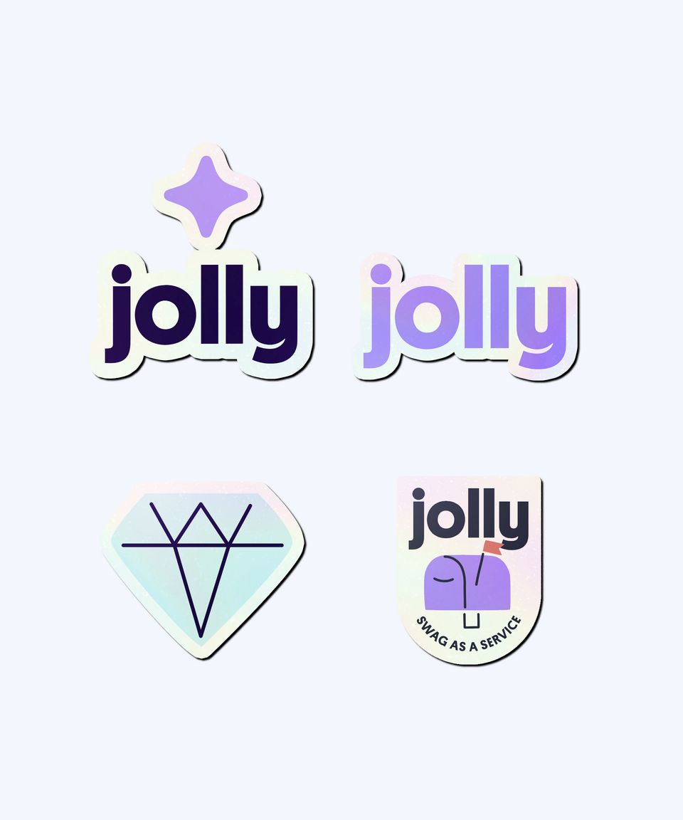Holographic Stickers | Jolly